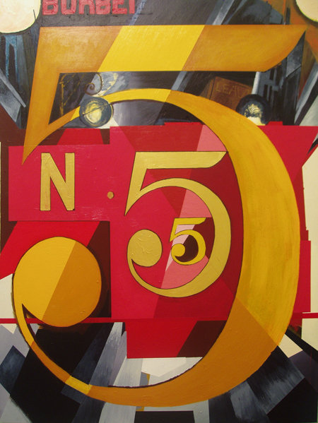 Painting Process | Figure Five in Gold - BORBAY